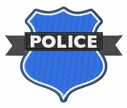 Police Embroidery Design | EmbroideryDesigns.com