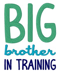 Brother In Training Embroidery Design | EmbroideryDesigns.com