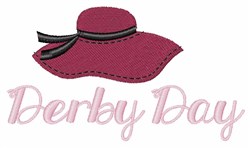 Derby Day Embroidery Design | EmbroideryDesigns.com
