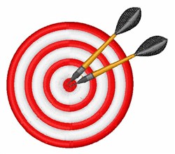 Archery Target Embroidery Design | EmbroideryDesigns.com