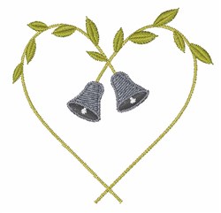 Wedding Bells Embroidery Design | EmbroideryDesigns.com