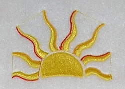 Sunrise Embroidery Design | EmbroideryDesigns.com