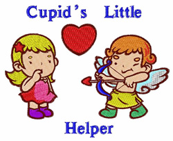 Cupids Little Helper Embroidery Design | EmbroideryDesigns.com