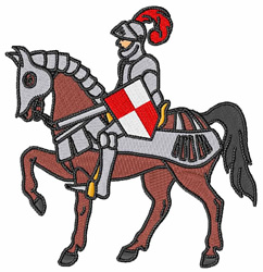 Knight Embroidery Design | EmbroideryDesigns.com