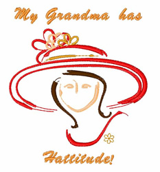Hattitude Embroidery Design | EmbroideryDesigns.com