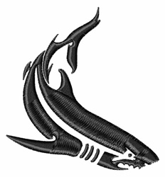 Shark Embroidery Design | EmbroideryDesigns.com