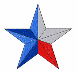 Texas Star Embroidery Design | EmbroideryDesigns.com