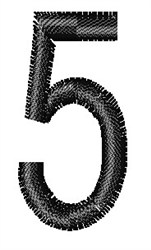 Arial Narrow 5 Embroidery Design | EmbroideryDesigns.com