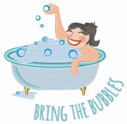 Bring The Bubbles Embroidery Design | EmbroideryDesigns.com