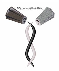 We Go Together Embroidery Design | EmbroideryDesigns.com