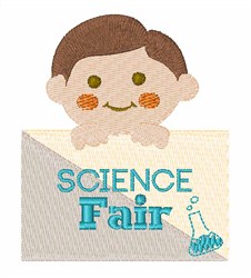 Science Fair Embroidery Design | EmbroideryDesigns.com
