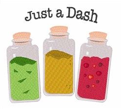 Dash Of Spice Embroidery Design | EmbroideryDesigns.com