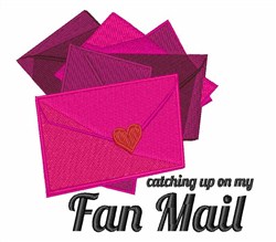 Fan Mail Embroidery Design | EmbroideryDesigns.com
