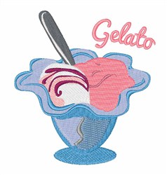 Gelato Embroidery Design | EmbroideryDesigns.com