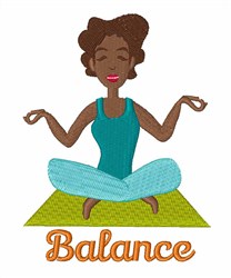 Balance Embroidery Design | EmbroideryDesigns.com
