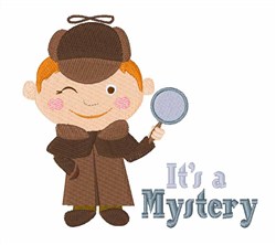 Detective Mysteries Embroidery Design | EmbroideryDesigns.com
