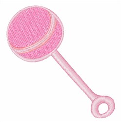Baby Rattle Embroidery Design | EmbroideryDesigns.com