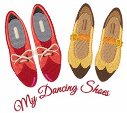 Dancing Shoes Embroidery Design | EmbroideryDesigns.com