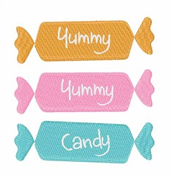 Yummy Candy Embroidery Design | EmbroideryDesigns.com
