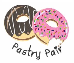 Pastry Pair Embroidery Design | EmbroideryDesigns.com
