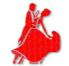 Elegant Dancing Embroidery Design | EmbroideryDesigns.com