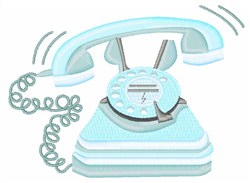 Telephone Embroidery Design | EmbroideryDesigns.com