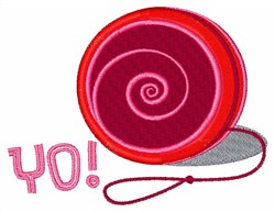 Yo Embroidery Design | EmbroideryDesigns.com