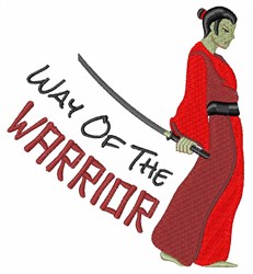 Samurai Way Of The Warrior Embroidery Design | EmbroideryDesigns.com