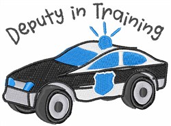 Deputy In Training Embroidery Design | EmbroideryDesigns.com