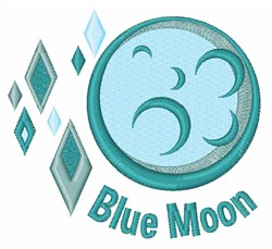 Blue Moon Embroidery Design | EmbroideryDesigns.com