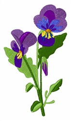 Sweet Violets Embroidery Design | EmbroideryDesigns.com