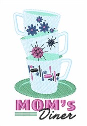 Moms Diner Embroidery Design | EmbroideryDesigns.com