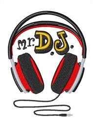 Mr DJ Embroidery Design | EmbroideryDesigns.com