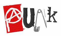 Punk Embroidery Design | EmbroideryDesigns.com