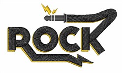 Rock Embroidery Design | EmbroideryDesigns.com