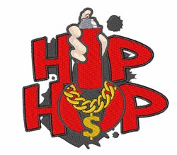Hip Hop Embroidery Design | EmbroideryDesigns.com