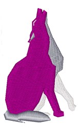 Wolf Howl Embroidery Design | EmbroideryDesigns.com
