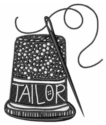 Tailor Thimble Embroidery Design | EmbroideryDesigns.com