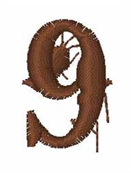 Bootstrap Cowboy 9 Embroidery Design | EmbroideryDesigns.com