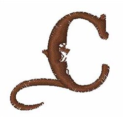 Bootstrap Cowboy C Embroidery Design | EmbroideryDesigns.com