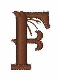 Bootstrap Cowboy F Embroidery Design | EmbroideryDesigns.com