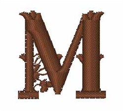 Bootstrap Cowboy M Embroidery Design | EmbroideryDesigns.com