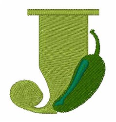 Jalepeno J Embroidery Design | EmbroideryDesigns.com