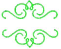 Scroll Border Embroidery Design | EmbroideryDesigns.com