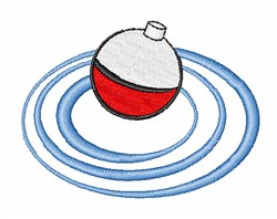 Fishing Bobber Embroidery Design | EmbroideryDesigns.com