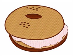 New York Bagel Embroidery Design | EmbroideryDesigns.com