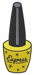 Express Nail Polish Embroidery Design | EmbroideryDesigns.com