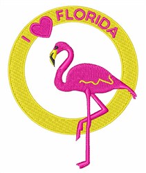 I Love Florida Embroidery Design | EmbroideryDesigns.com