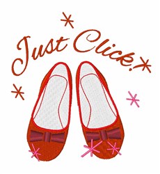 Ruby Red Slippers Embroidery Design | EmbroideryDesigns.com