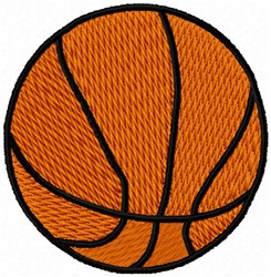 Basketball Embroidery Design | EmbroideryDesigns.com